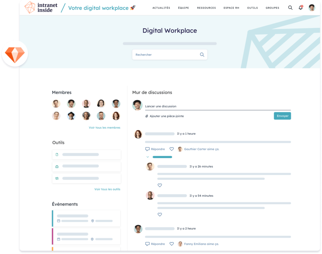 Intranet Inside : la solution intranet qui intègre Microsoft Teams