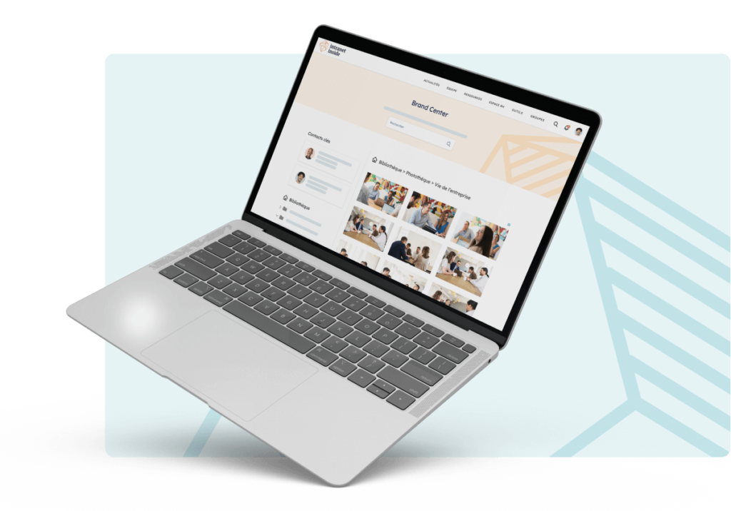 Brand center: take care of your brand with Intranet Inside