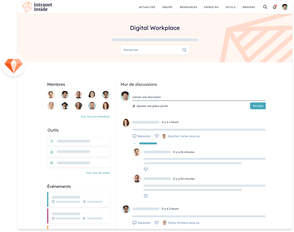 Digital Workplace: create your workspace with Intranet Inside