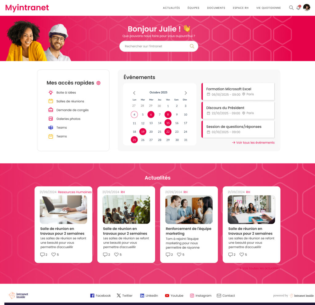 10 exemples d'intranet pour inspirer votre entreprise