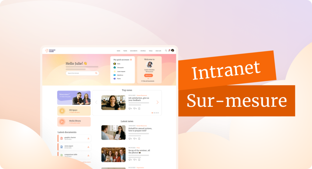 Réalisation de l'intranet de l'AFP - Intranet Inside